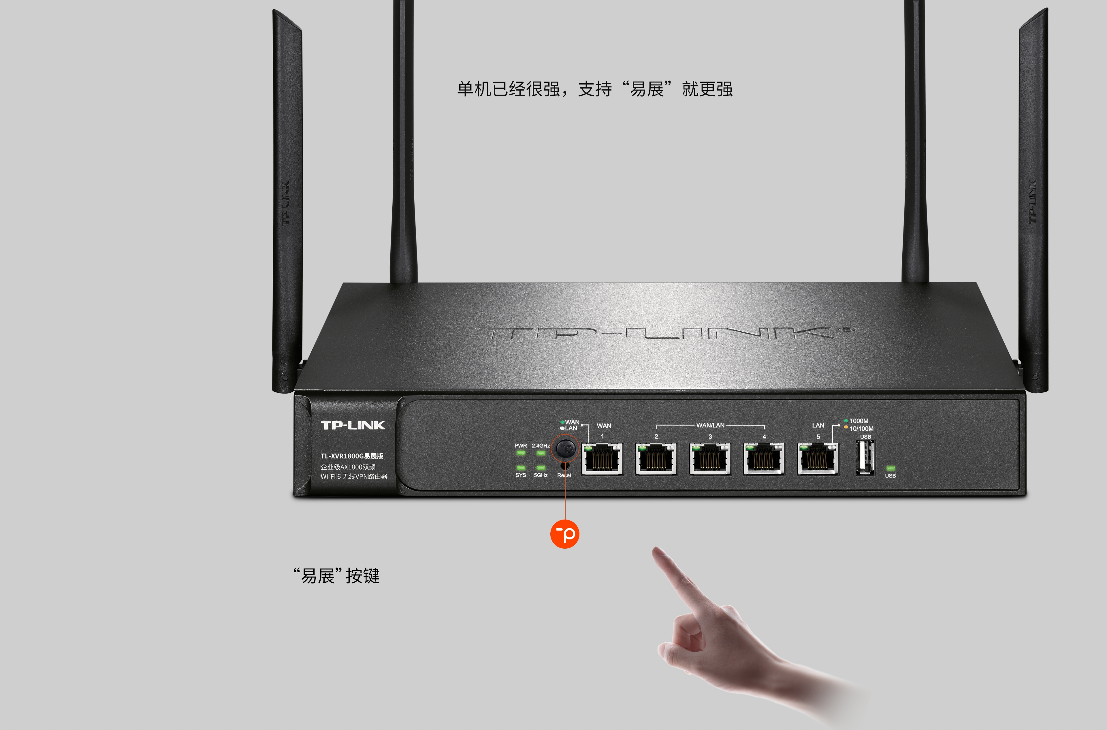 TL-XVR1800G易展版 企业级AX1800双频千兆 Wi-Fi 6 无线VPN路由器 - TP-LINK官方网站