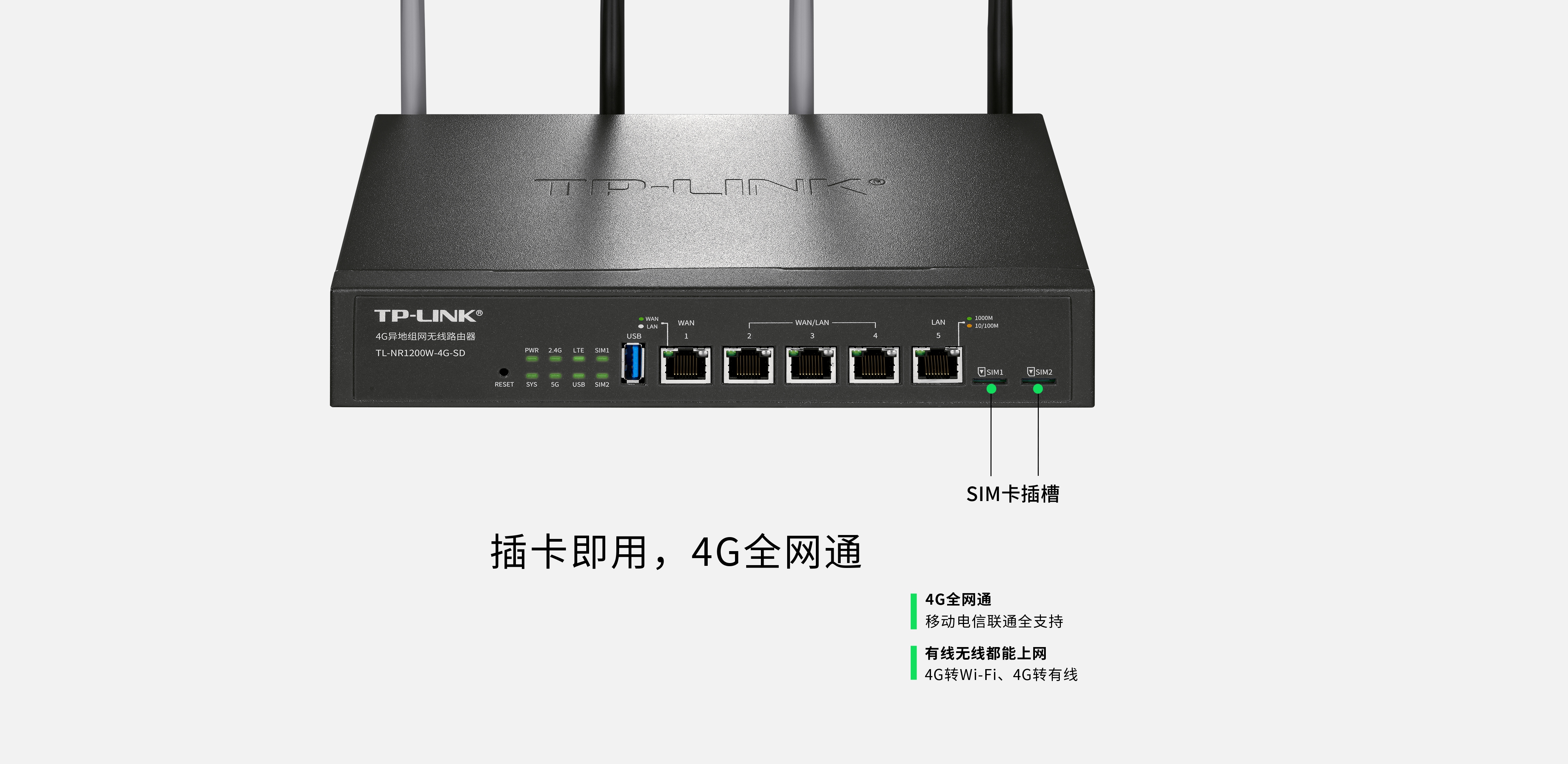 TL-NR1200W-4G-SD 4G异地组网无线路由器 - TP-LINK官方网站