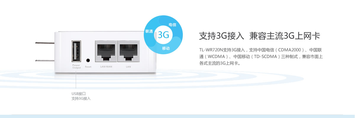 TL-WR720N 150M无线迷你型3G路由器 - TP-LINK官方网站